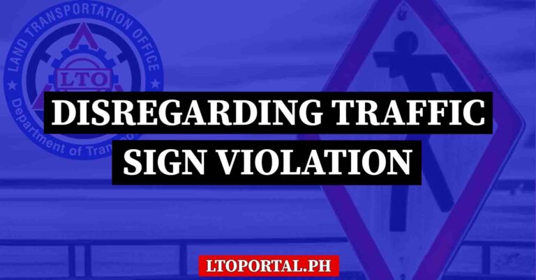 How Much is Disregarding Traffic Sign (DTS) Penalty?