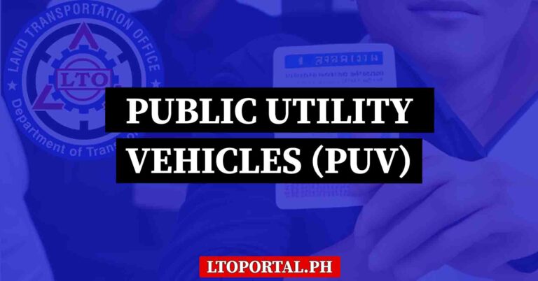 Public Utility Vehicles (PUV): Meaning, Purpose, and Examples