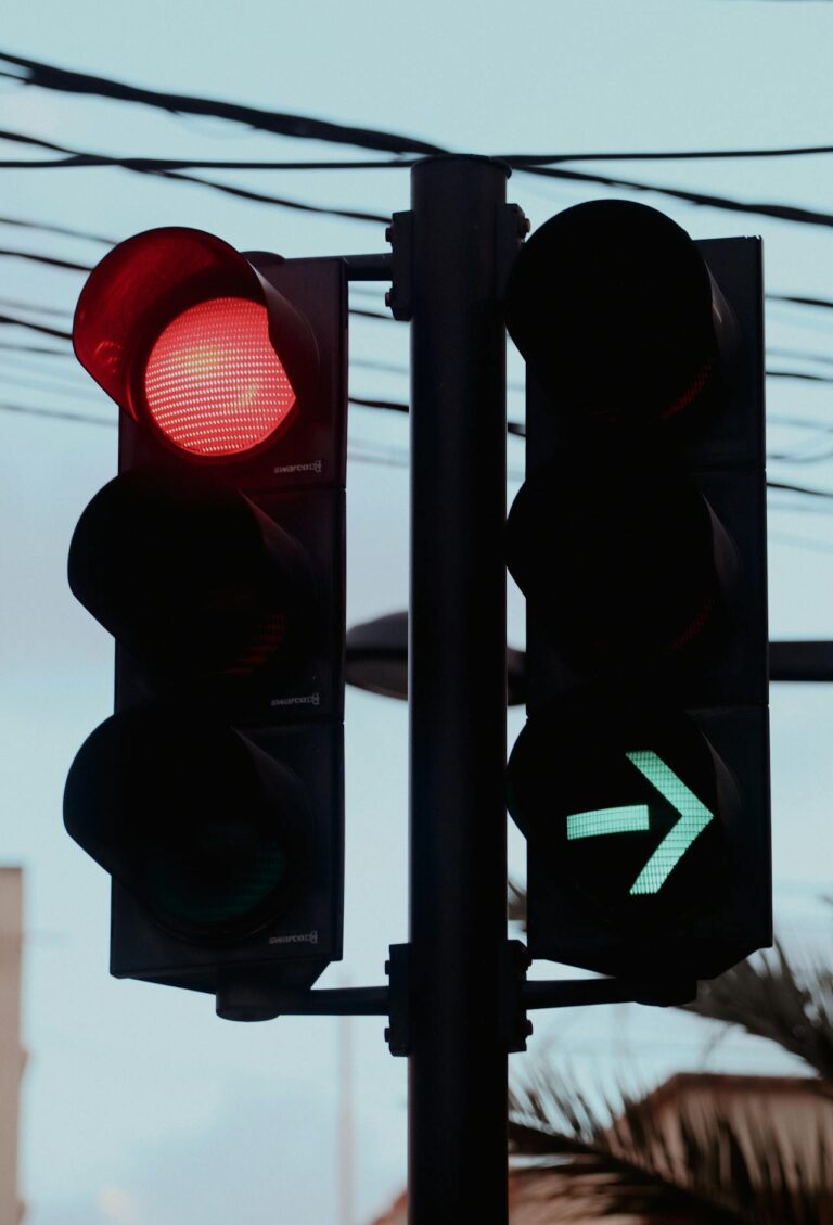 Red, Yellow, and Green Light on Intersection Explained