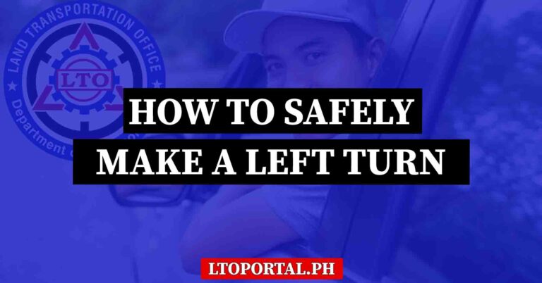 How to Safely Make a Left Turn