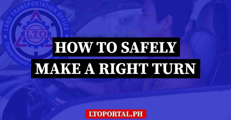 How to Make a Right Turn Safely