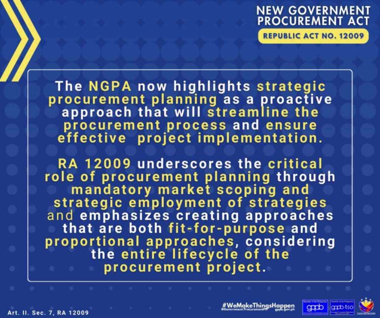 RA 12009: New Government Procurement Act